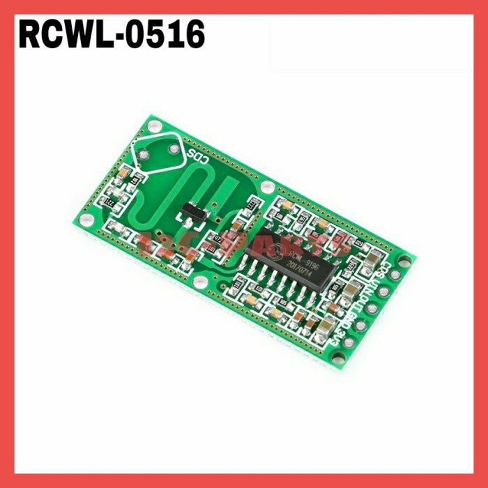 RCWL-0516 Microwave Radar Sensor Human Body Induction Module Detection ...
