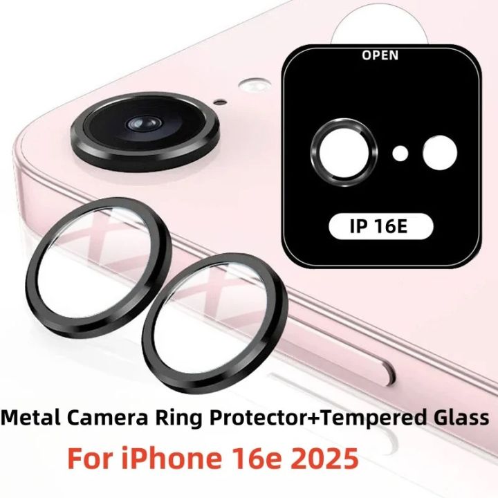 Metal Camera Protector for IPhone 16E 2025 Camera Lens Ring Case ...
