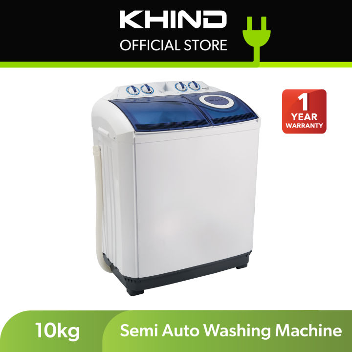 Khind 10kg Semi Auto Washing Machine WM1017 | Lazada