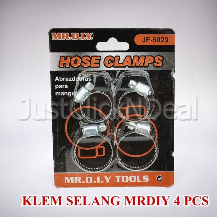 MR DIY Hose Clamp 4 buah Klem Selang Gas | Lazada Indonesia