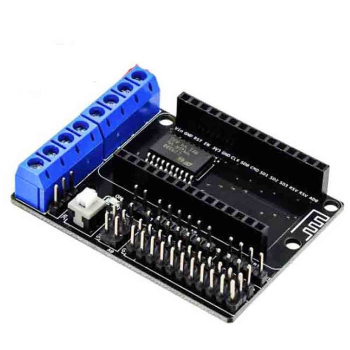 Nodemcu แผงมอเตอร์โล่ L293d Nodemcu Node ฐาน Mcu ทดสอบ Esp8266แบบแผง
