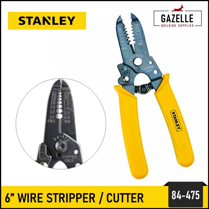 Stanley Wire Stripper Cutter 6 - 84-475 / 84-477 / 84-325 | Lazada PH
