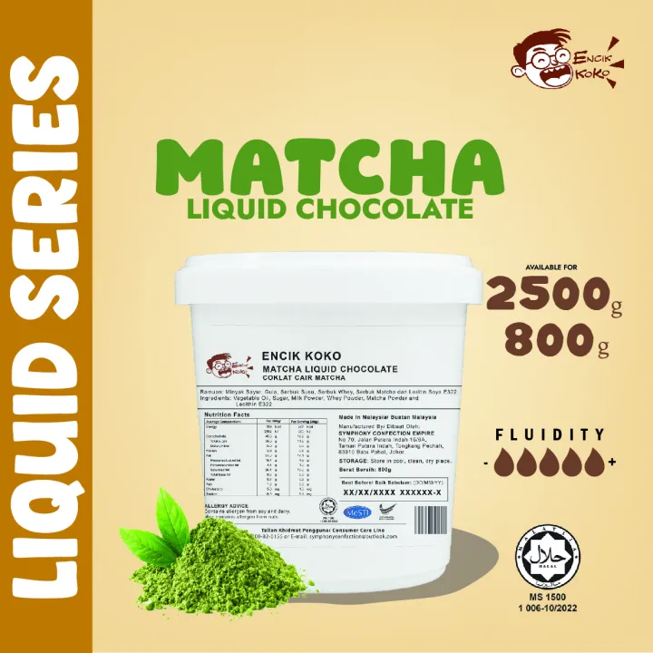 MATCHA LIQUID CHOCOLATE / TOPPING | Lazada