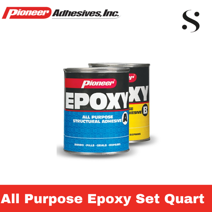 Pioneer all purpose Epoxy A and B Quart | Lazada PH