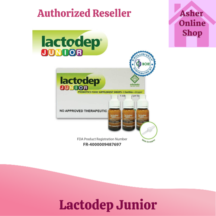 Lactodep Junior - L. rhamnosus(2 Billion CFU), L. reuteri(1 Billion CFU ...