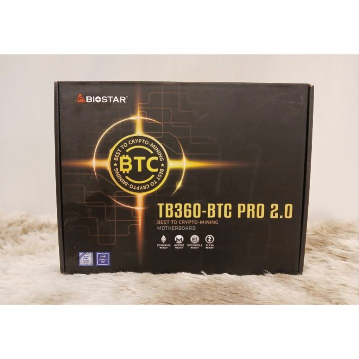 MAINBOARD (เมนบอร์ด) 1151 BIOSTAR TB360-BTC PRO | Lazada.co.th