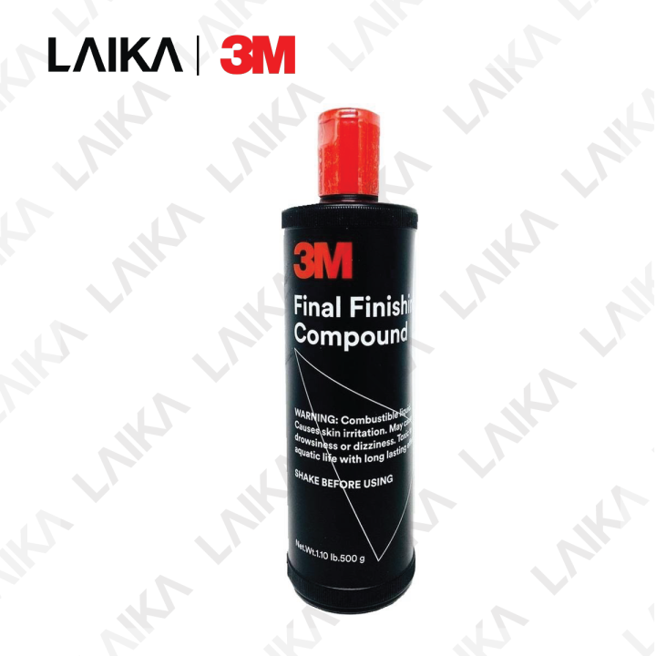 3M น้ำยาขัดเงาสีรถ 500 กรัม 3M Final Finishing Compound (ขั้นตอนเดียว ...