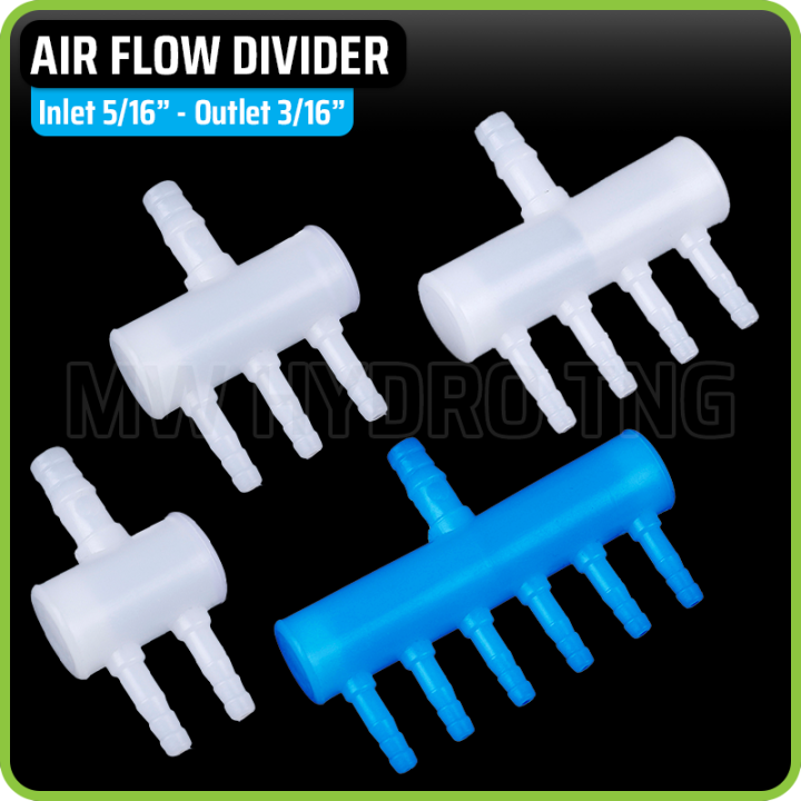 Air Flow Divider | Manifold Cabang Pembagi Udara, 5/16" ke 3/16 ...