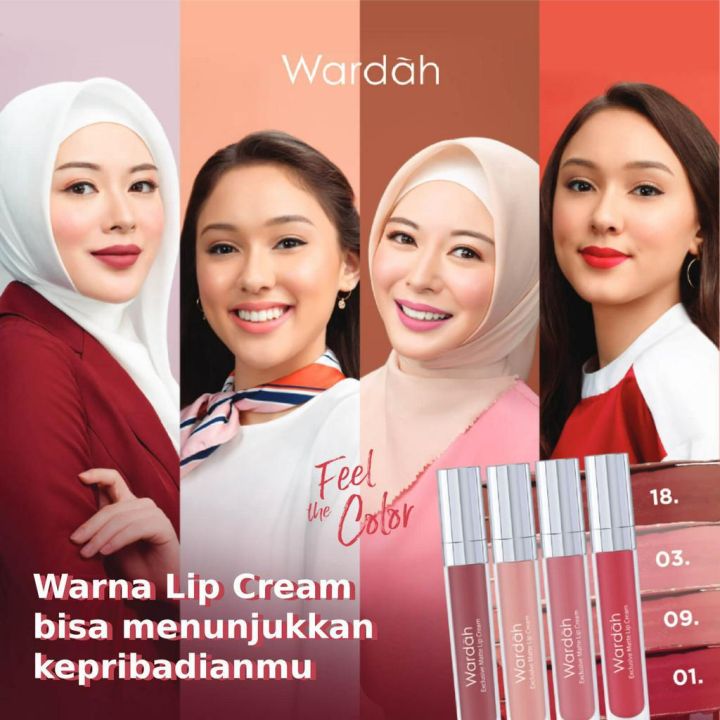 WARDAH Exclusive Matte Lip Cream - Lipstik Wardah Nyaman | Lazada Indonesia