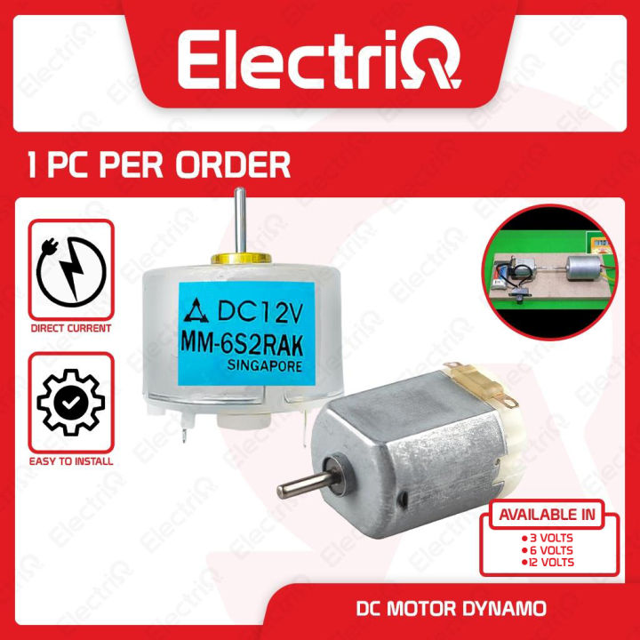 Electriq DC Dynamo Motor 3V Dinamo | Lazada PH