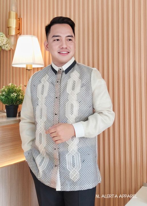 MODERN PURE EMBROIDERED BARONG CALLADO BARONG FOR MEN | Lazada PH