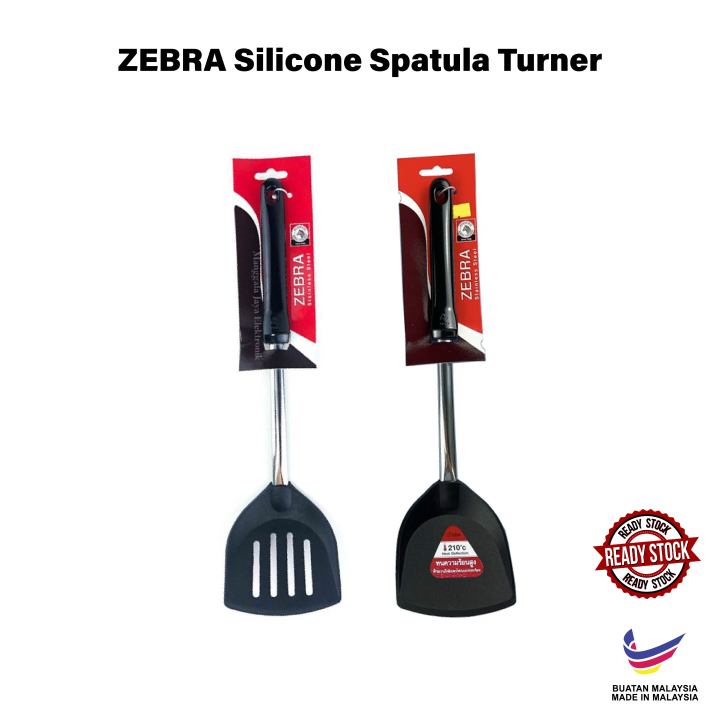 Zebra Thailand 100% ORIGINAL Stainless Steel Silicone Turner Spatulas ...