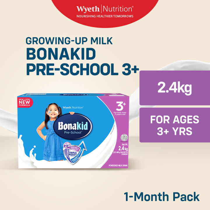 Bonakid Pre-School 3+ Powdered Milk Drink for Children Over 3 Years Old ...