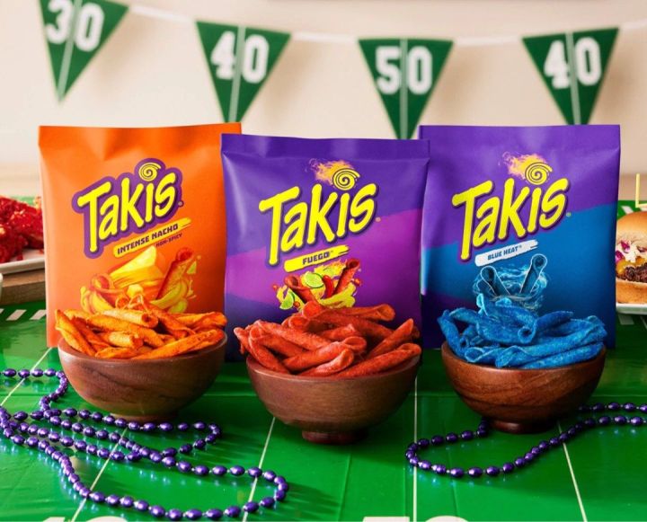 Takis Fuego Hot Chili Pepper & Lime Tortilla Chips 1oz - Mexico Snacks ...