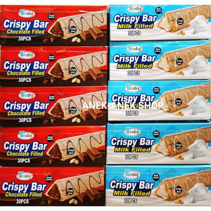CRISPY BAR CHOCOLATE FILLED(30PCS) | Lazada PH
