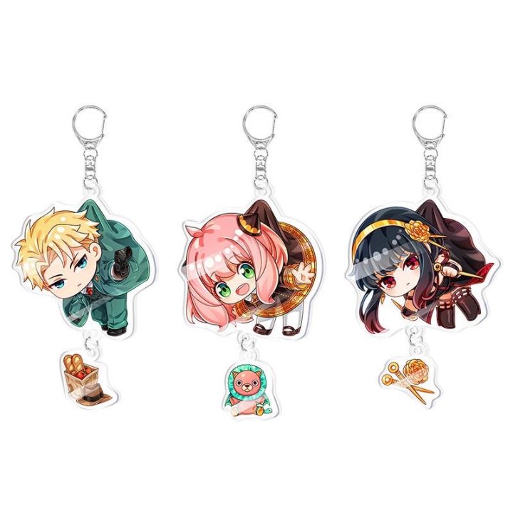 🇲🇾Ready Stock丨SPY & FAMILY Cute Keychain Loid Forger Yor Forger Anya ...