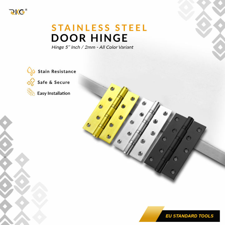 Engsel Pintu Door Hinge Stainless 5 Inch-2 Mm | Lazada Indonesia