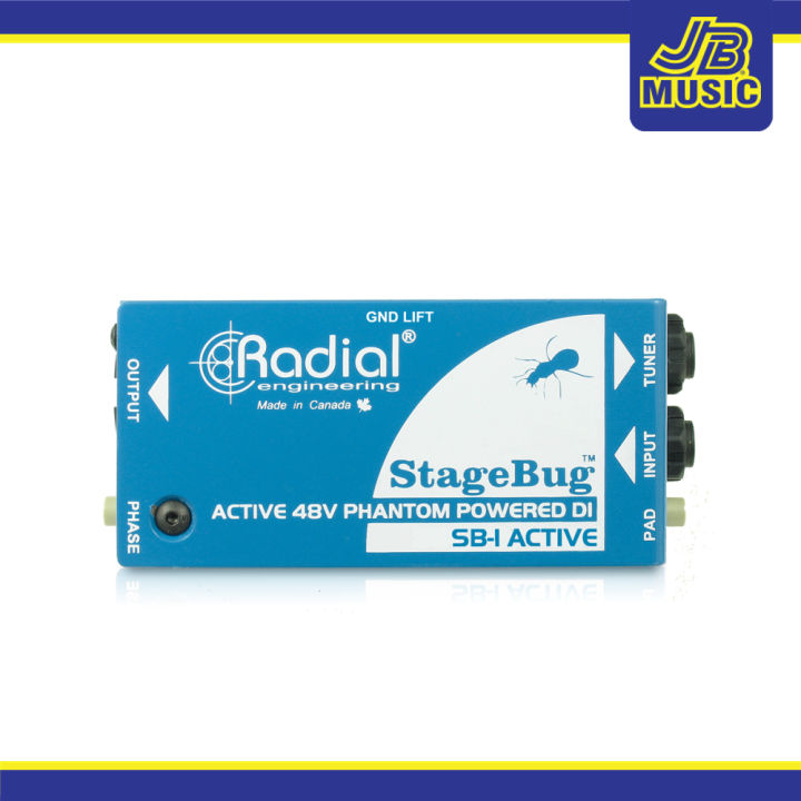 Radial - SB-1 StageBug 1-channel Active Instrument Direct Box ...