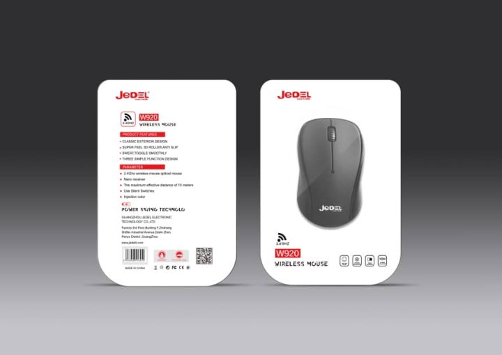 【JEDEL】100% JEDEL W920 NEW 2.4GHz Wireless Mouse | Lazada