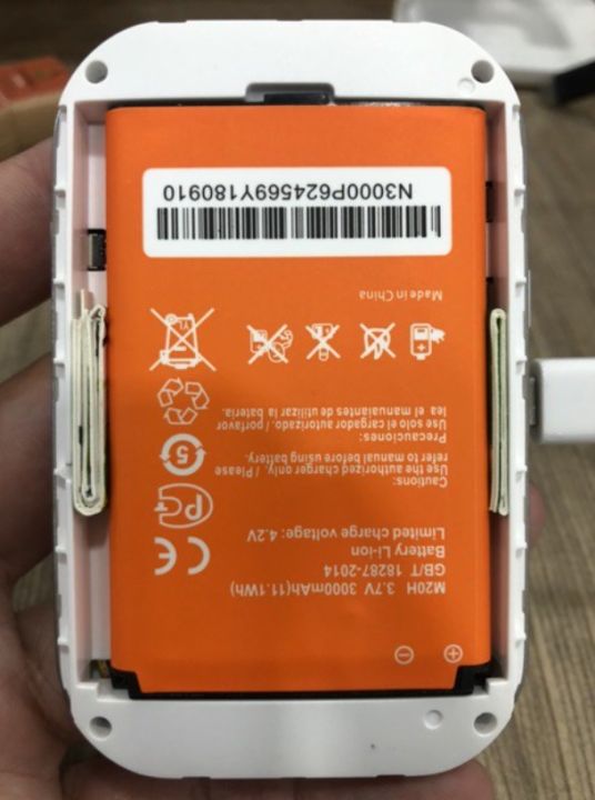 แบตเตอรี่ AIS Poket Wifi M028A True Poket Wifi 4G battery 3000MAh M20 ...