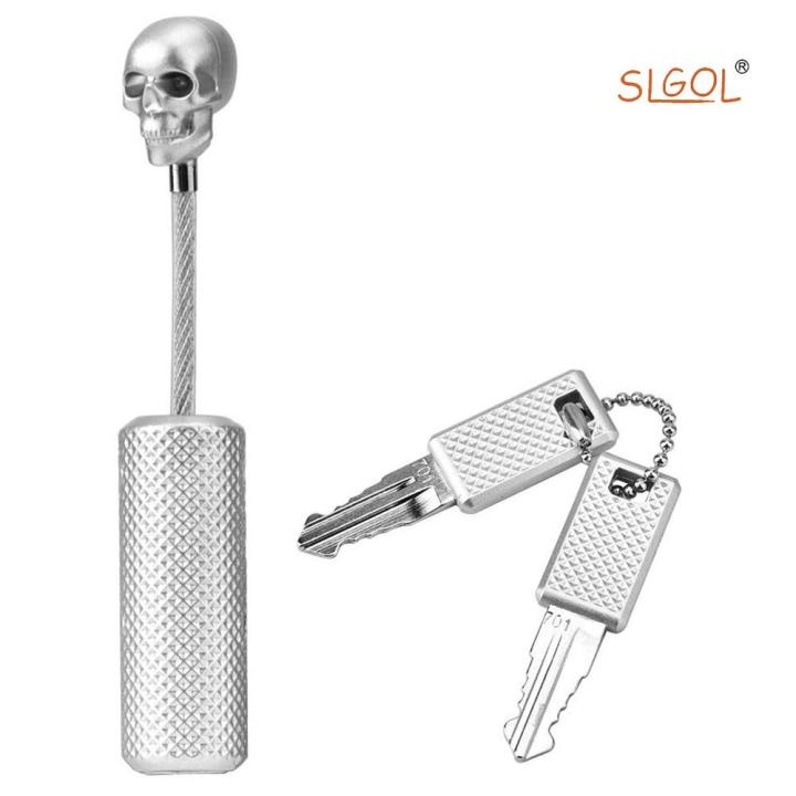 Luggage Lock, SLGOL Wire Rope Customs Password Straight Cable Key Locks ...