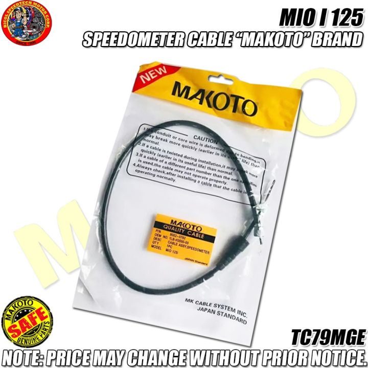 MAKOTO MIO I 125 SPEEDOMETER CABLE (TC79MGE) | Lazada PH