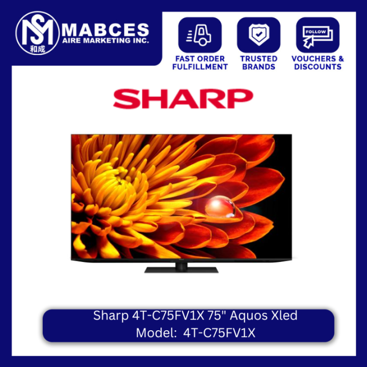 Sharp 4T-C75FV1X 75" Aquos Xled | Lazada PH