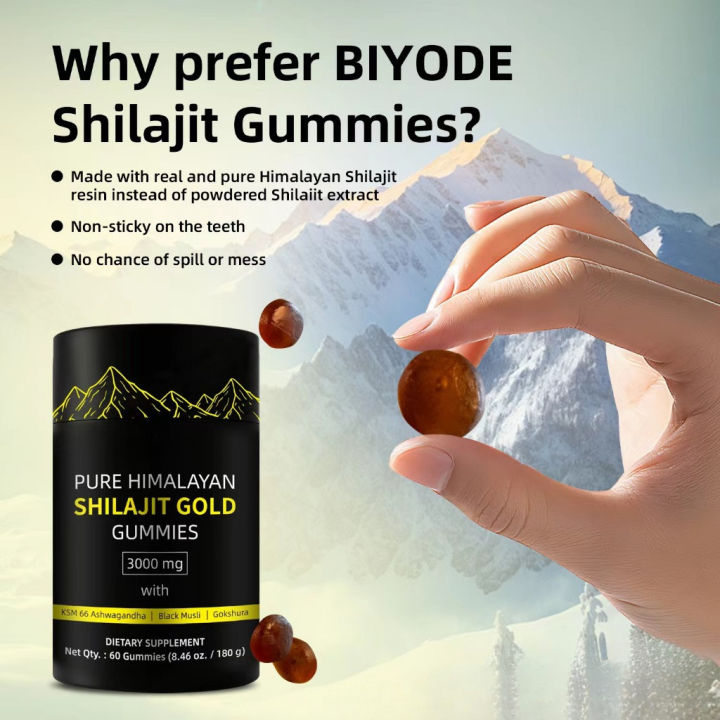 【SG LOCAL SELLER】100% Authentic Pure Himalayan Shilajit Gummies | With ...