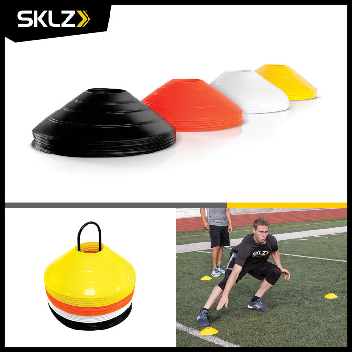 SKLZ - Agility Cones / 20 ชิ้น 4สี มาร์กเกอร์โคน กรวยซ้อมบอล กรวยฝึก ...