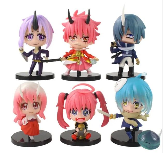 6pcs/set The time i got reincarnated as a slime figure Rimuru Tempest ...