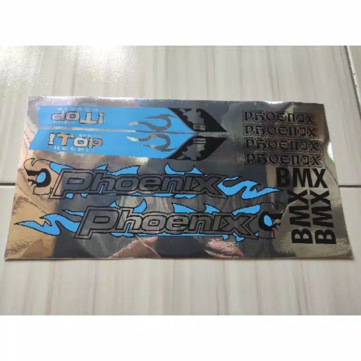 Stiker Sticker Sepeda Phoenix ITop Biru | Lazada Indonesia