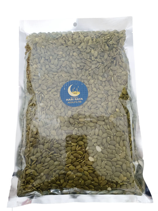 1kg Pumpkin Seed Unsalted Raw ready to eat Biji Labu Biji Tembikai 南瓜子 ...