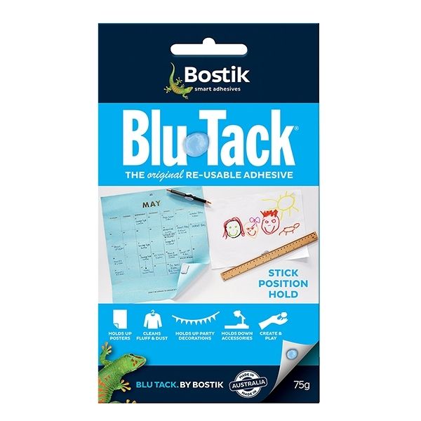 Bostik Blu-tack 45g / 75g Blue & White | Lazada Singapore