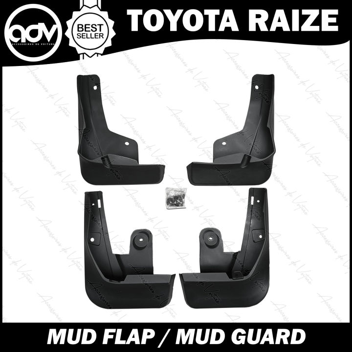 Toyota Raize Mud Flap / Mud Guard | Lazada PH