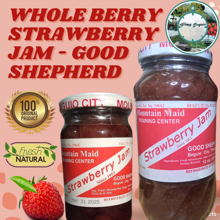 Authentic Whole Berry Strawberry Jam Good Shepherd Baguio Pasalubong ...