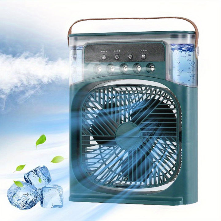 [Wondering] Portable Air Conditioner Fan Plastic Misting Humidifier Fan ...