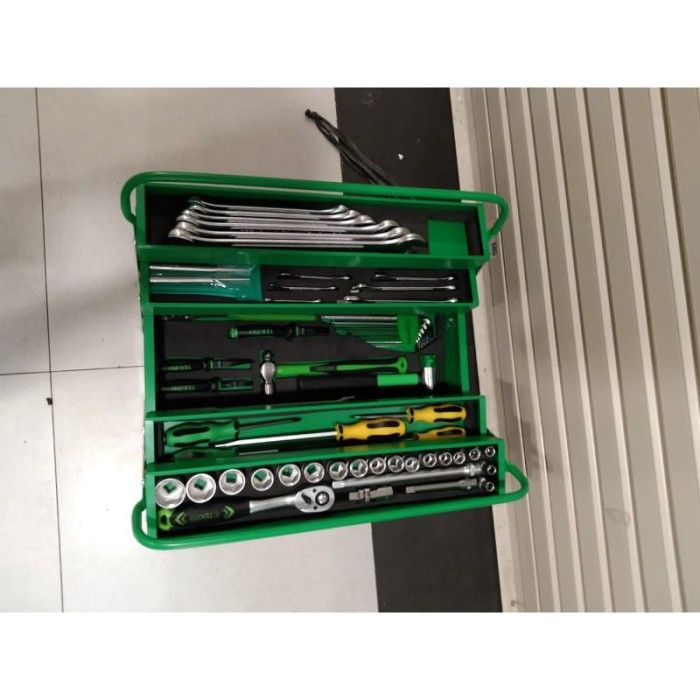 PROMO SALE TOOL BOX SET 66 PCS TEKIRO KOTAK MEKANIK ALAT PERKAKAS KUNCI SOCK - DENGAN BUSA ...