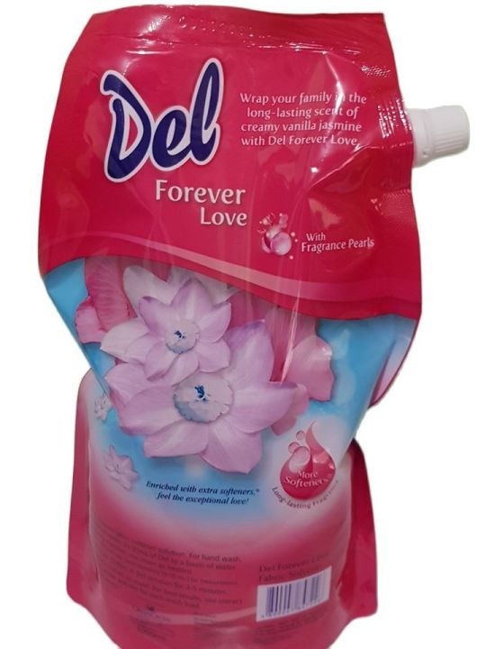 DEL Fabric Conditioner Forever Love Refill with Fragrance Pearls (pack ...