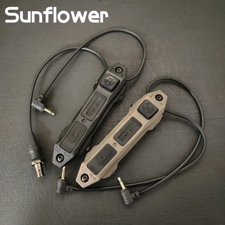 Tactical Remote Pressure Switch Dual Function Control SF2.5 plug MLOK ...