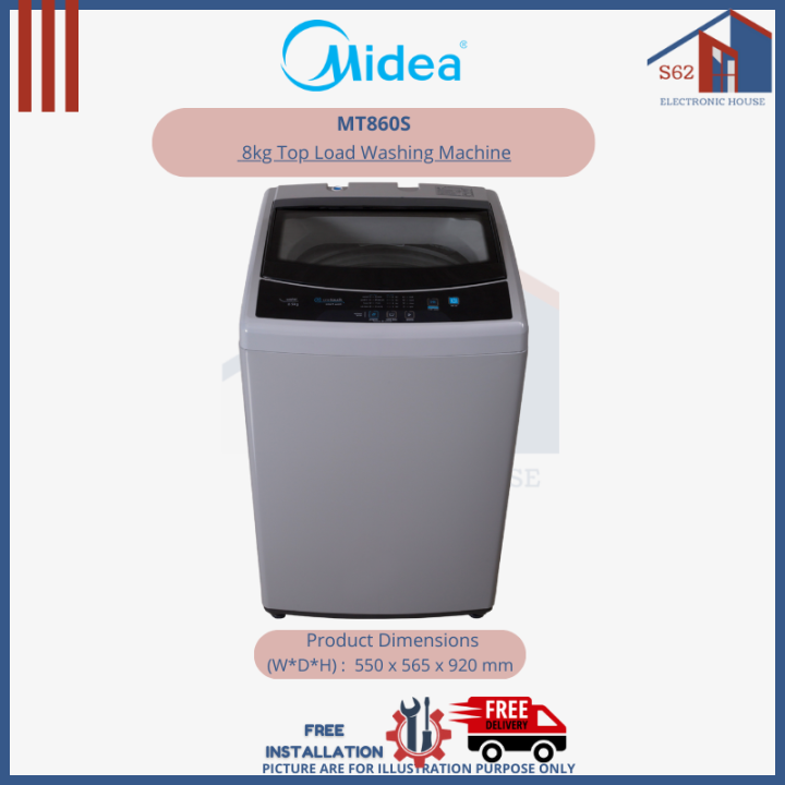 Midea MT860S - 8kg Top Load Washing Machine | Lazada Singapore