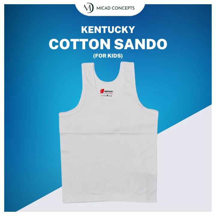 Kentucky/Blue Corner Sando White For Kids 100% Original Kentucky ...