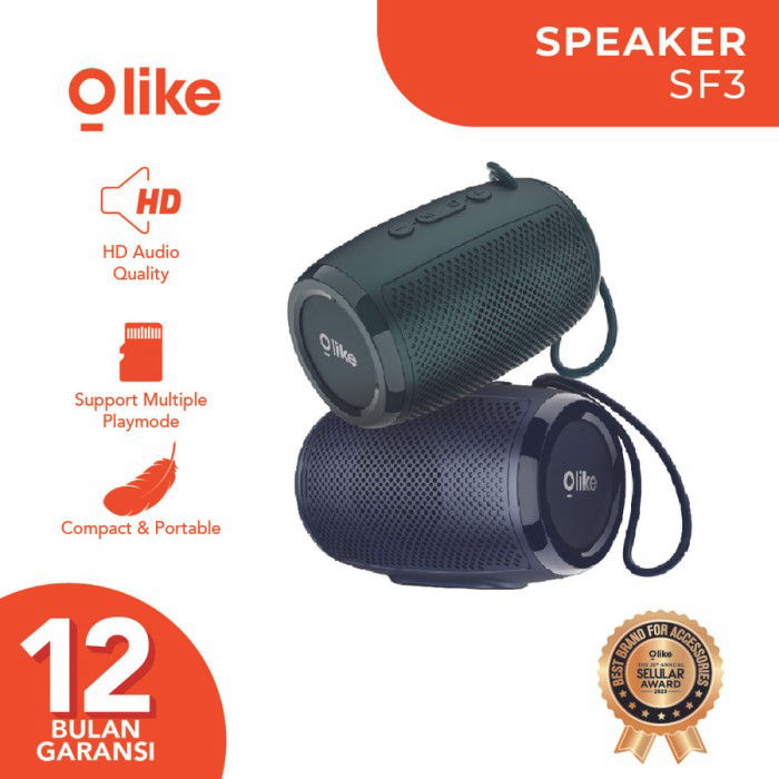 OLIKE SF3 SPEAKER BLUETOOTH 5.0 WIRELESS PORTABLE TWS STEREO SF3 ...