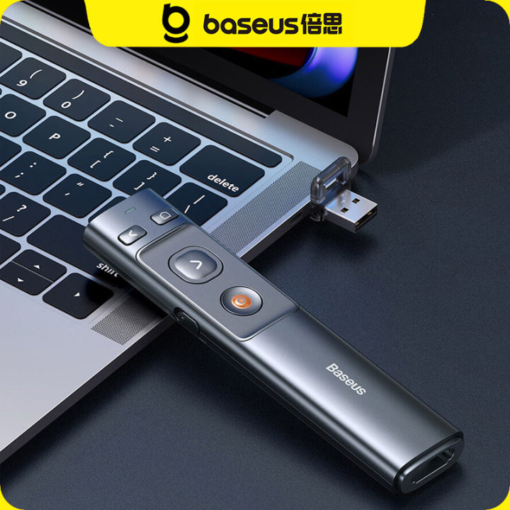 Baseus Remote Controller PPT Pen Wireless Presenter Pointer USB ...