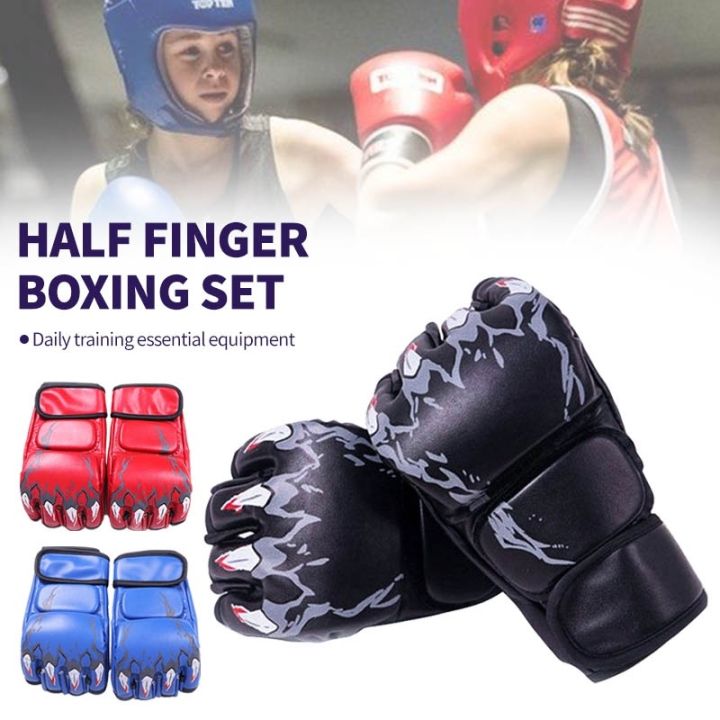 Gloves Adult Fighting Karate MMA Finger Training Glove | Lazada PH