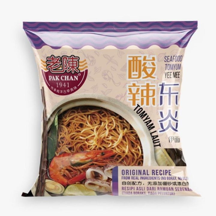 老陈 酸辣东炎伊面 Pak Chan Tom Yum Instant Yee Mee 120g | Lazada