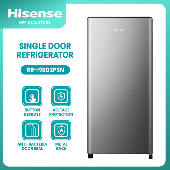 Hisense 5.3 cu. Ft Refrigerator│Single Door│(RR-198D2PSN) | Lazada PH