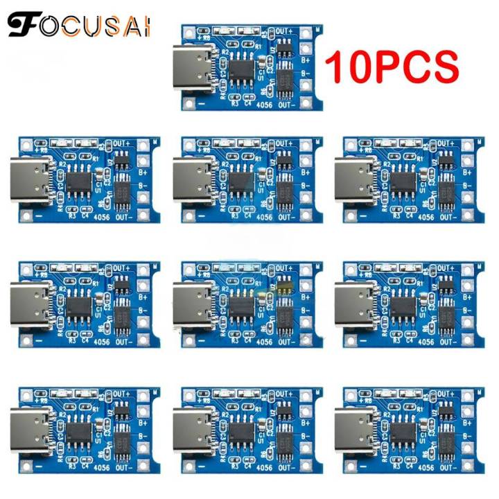 Lithium battery charger module TC4056A FocusAi TYPE C USB 5V 1A 18650 1/5/10PCS With Dual ...