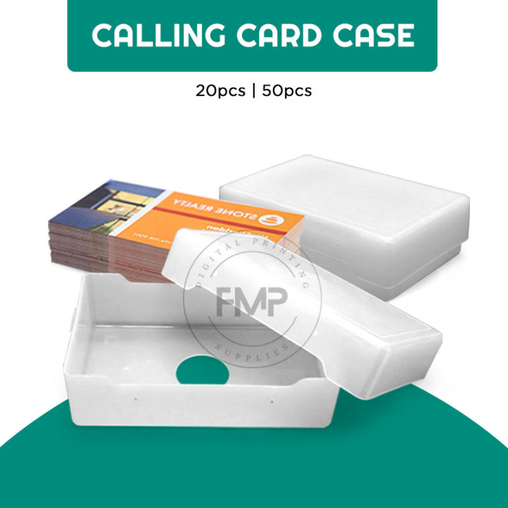 FMP Calling Card Box Case Cardstock Holder (20 & 50 pcs per order ...