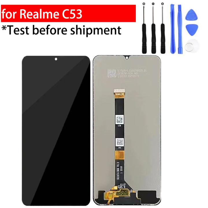 for Realme C53 RMX3760 LCD Display Touch Screen Digitizer Assembly LCD ...