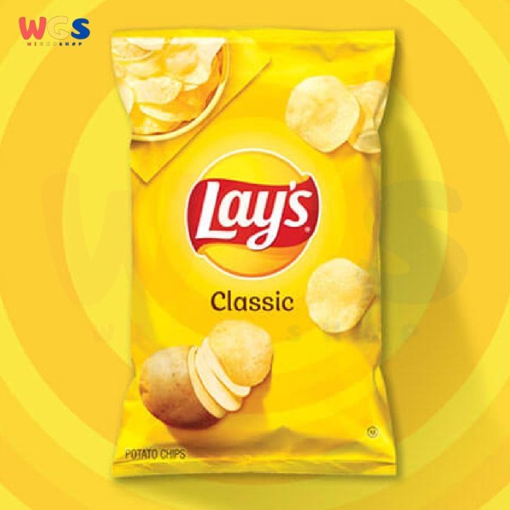 Snack Lays Classic Potato Chips USA 6.5oz 184.2g | Lazada Indonesia